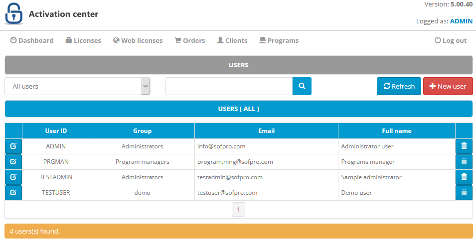 Screenshots gallery | Software protection, licensing and copy protection with PC Guard Software ...