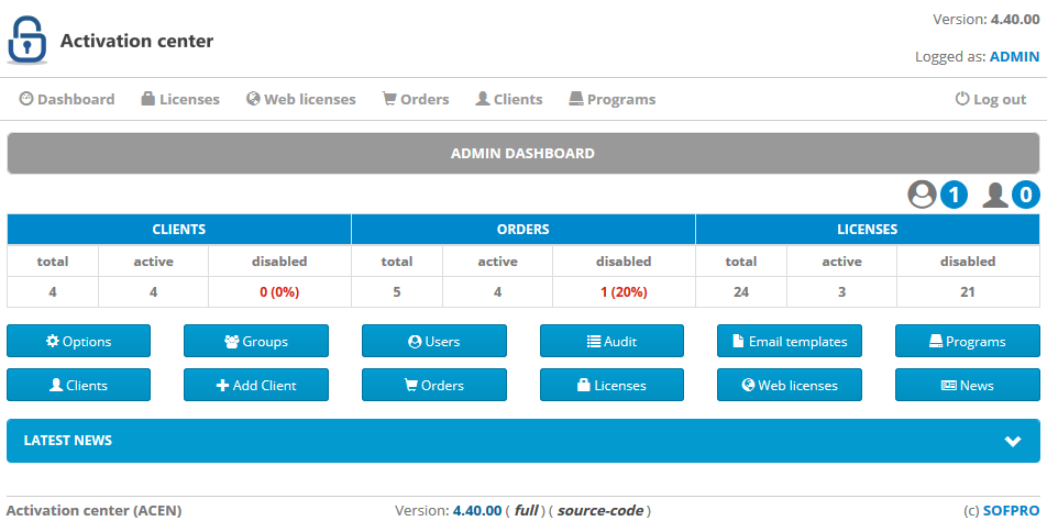 Dashboard | Software protection, licensing and copy protection with PC Guard Software Copy ...